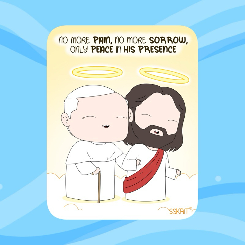 SSKAIT Pope Francis Waterproof Die cut Sticker | Shopee Singapore