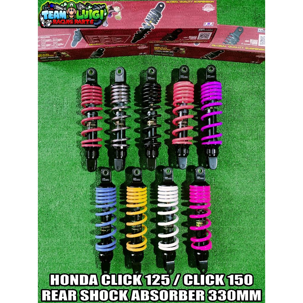 MUTARRU HONDA CLICK 125 / CLICK 150 REAR SHOCK ABSORBER 330MM JAPAN ...