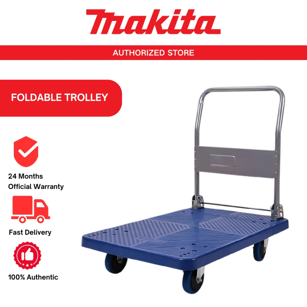 MAKITA Trolley Hand Truck Foldable Platform Trolley Capacity 500KG ...