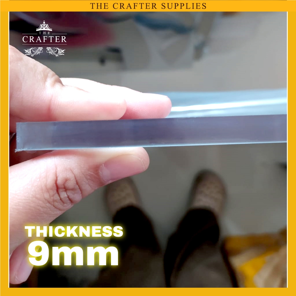 9mm Clear Transparent Acrylic Sheet Part 1 Pre Cut Size Plastic Glass ...