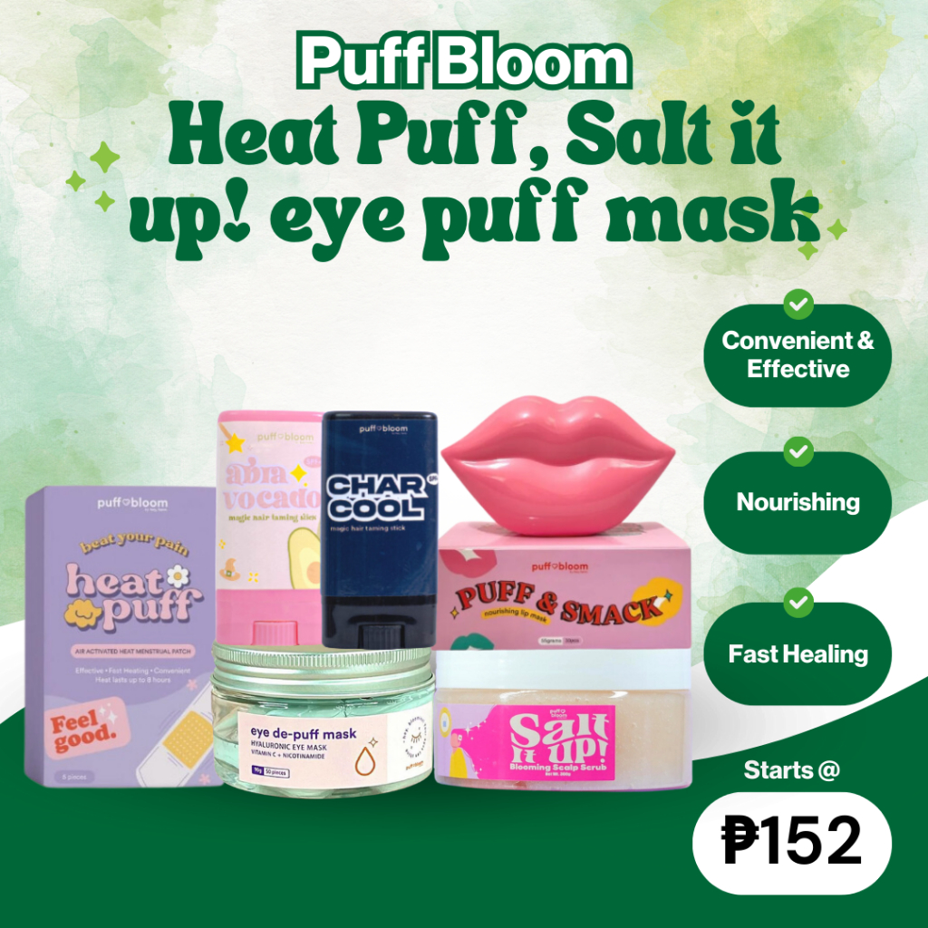 Puff & Bloom Heat Puff Activated Heat Menstrual Patch Puff & Smack ...