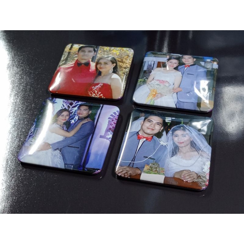 Personalized Square Fridge magnet 50mm x 50mm FREE LAYOUT-50mm | Shopee ...