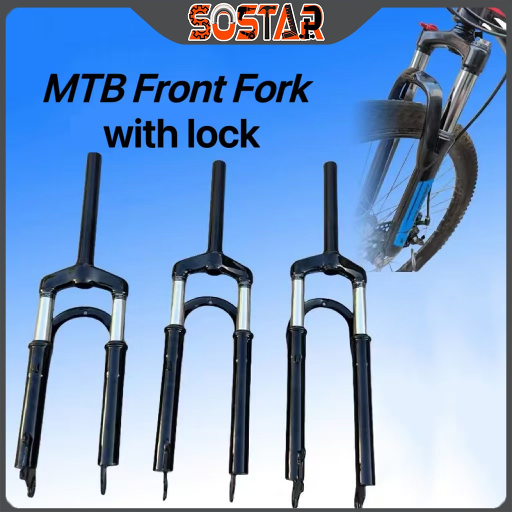 Bike MTB Fork Suspension Fork Bicycle Shock Absorber Mechanical Shock ...