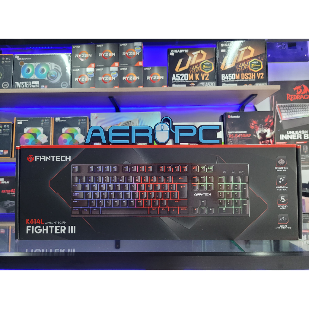 Fantech K614L FIGHTER III | K515 SHIKARI (RGB Gaming Computer Keyboard ...