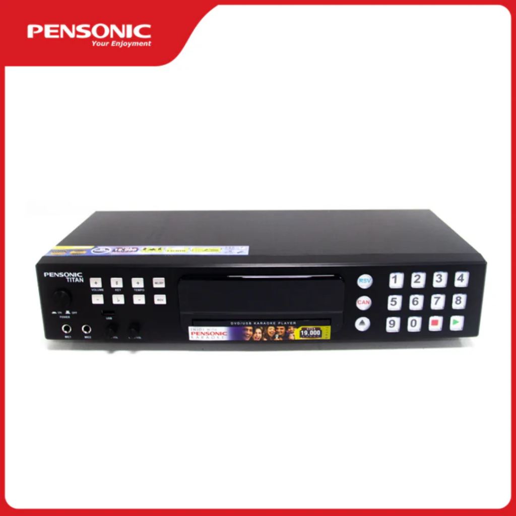Pensonic Titan Platinum DVD/USB Player Karaoke System Over 19,000 ...