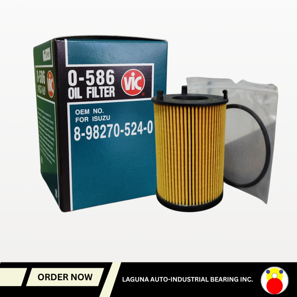 VIC Oil Filter Element Type O-586 for Isuzu MU-X RZ4E LS-A 4x2 ( 2018 ...