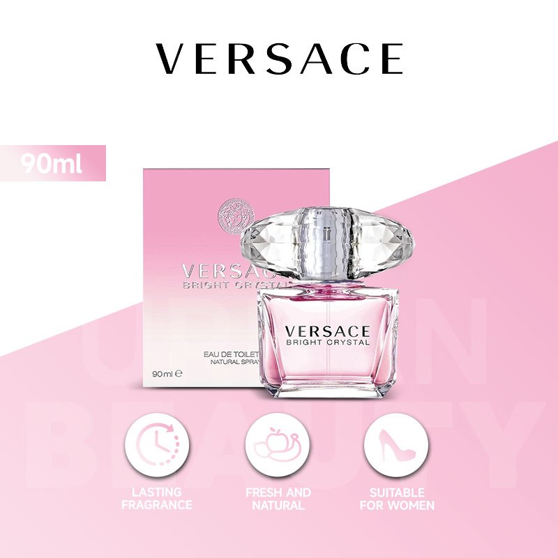 100% Authentic Products Delivered Locally Original Versace Bright ...