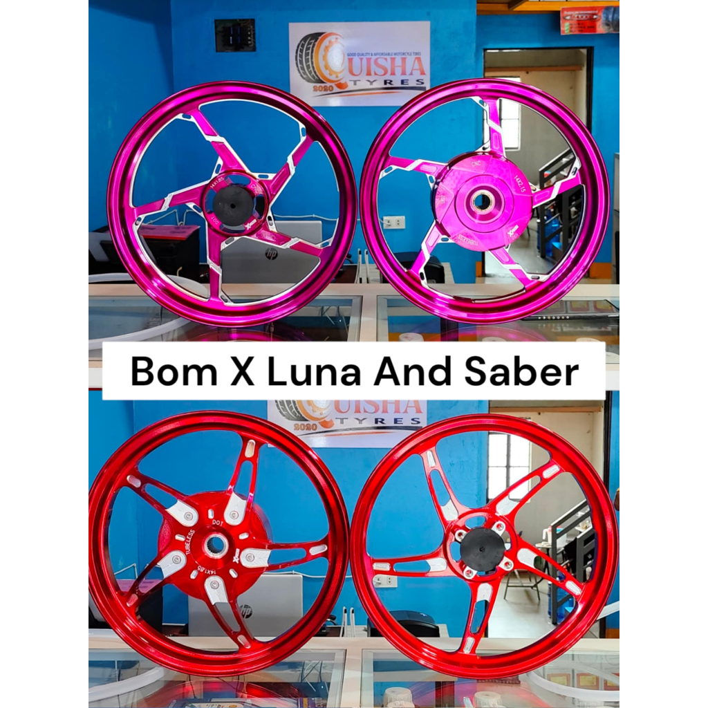 BOM X RANGSIT MAGS SPORTY / CLICK 125 (free 2 pito) | Shopee Singapore