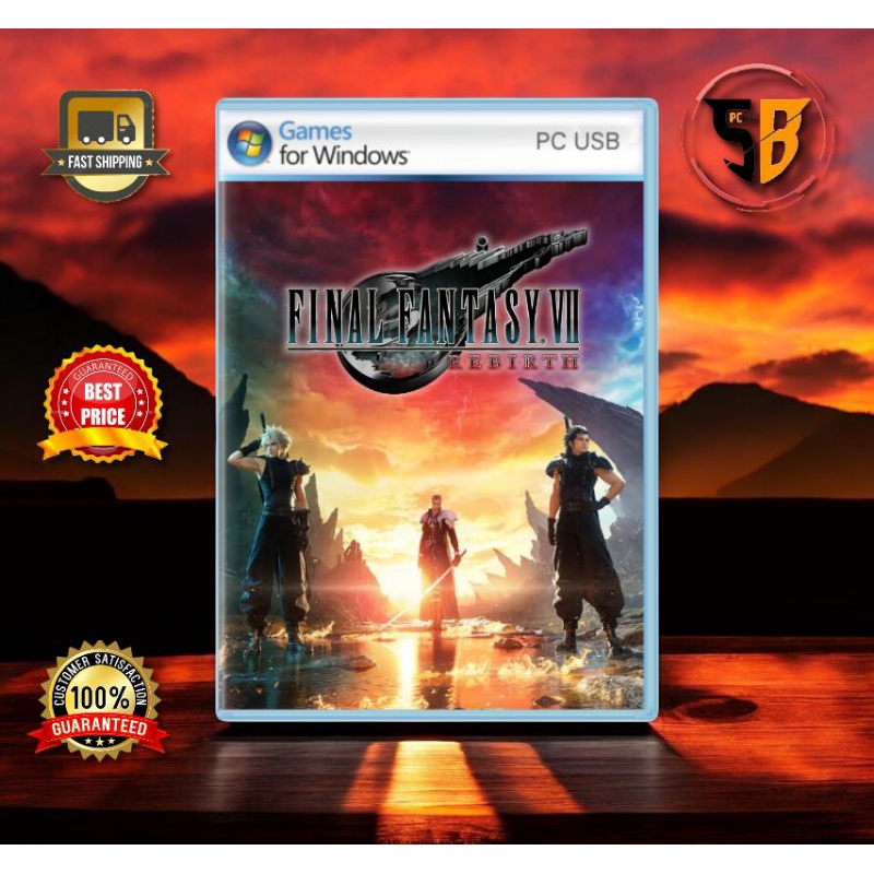 PC Laptop Video Game Final Fantasy VII Rebirth USB Windows OS Easy ...