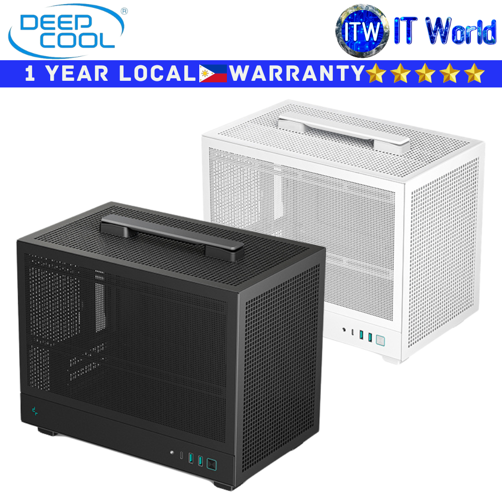 Itw | Deepcool Computer PC Case CH160 Mesh Portable High Airflow mini ...