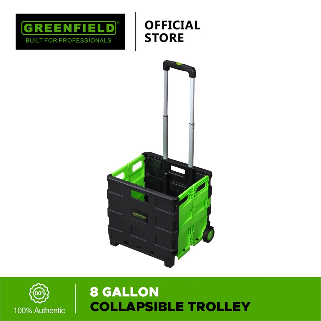 Greenfield Collapsible Trolley 8 Gallon | Shopee Singapore