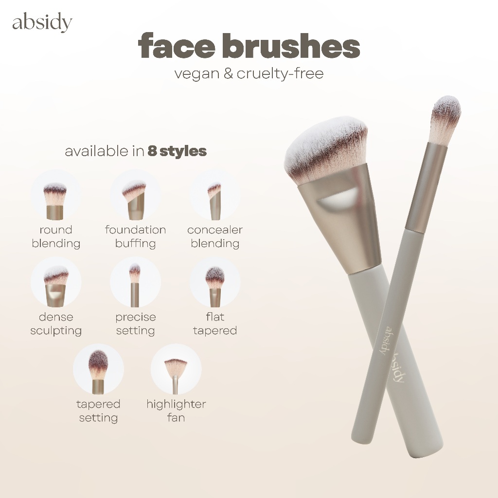 Absidy Soft Face Makeup Brushes | Shopee Singapore