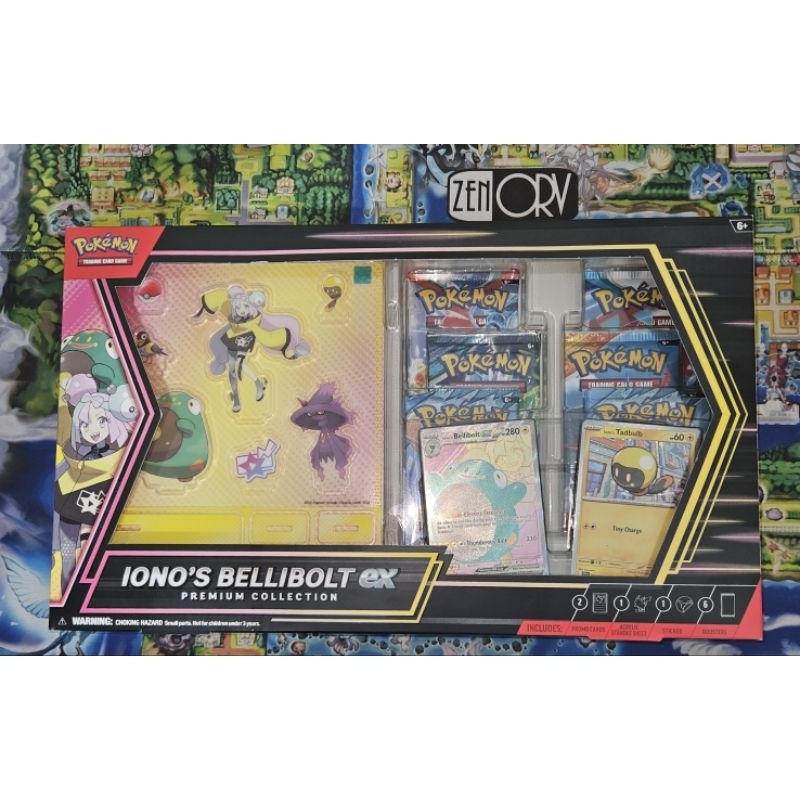 Iono Bellibolt ex Premium Collection Journey Together Box Pokemon Cards ...