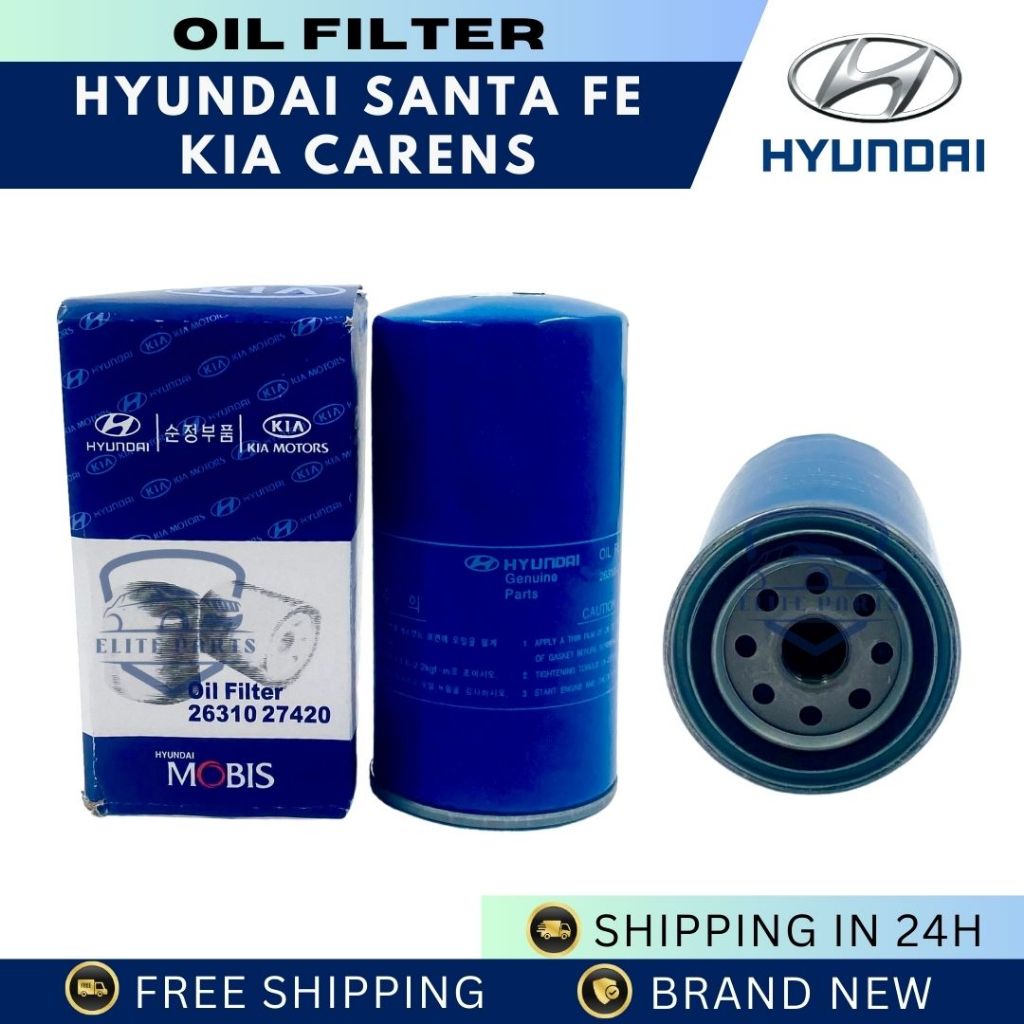 OIL FILTER for HYUNDAI SANTA FE 2006-2019 / KIA CARENS DIESEL 2006-2019 ...