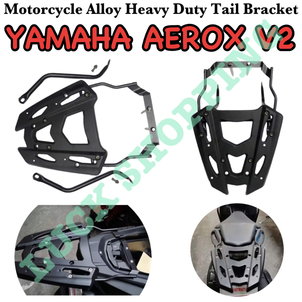 Motorcycle Top Box Bracket Tail Box Alloy Luggage Rack Heavy Duty ...