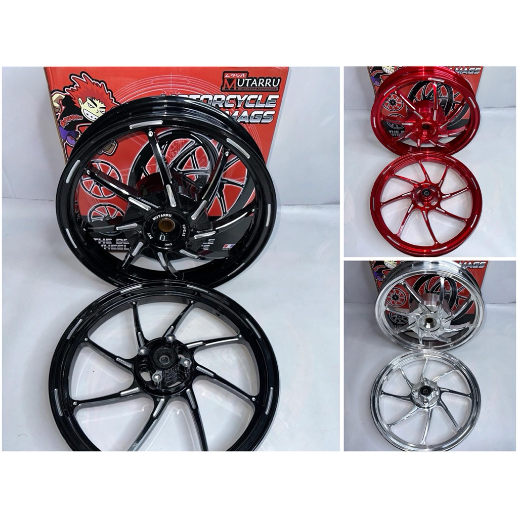 Mutarru Motorcycle Scooter Mags wheel CNC MC8 Click125 Click150 1.85x14 ...