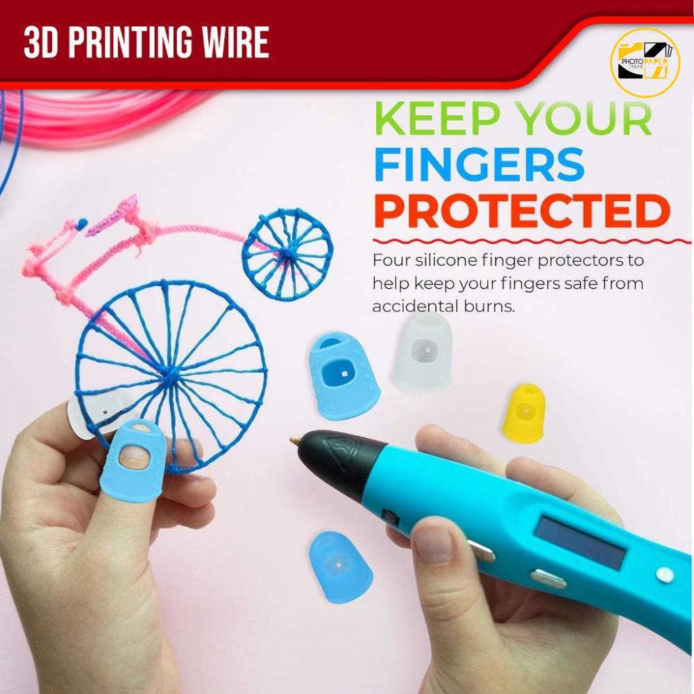 3D Pen Filament PLA – 10 Rolls 5M Each | Random Colors | Compatible ...