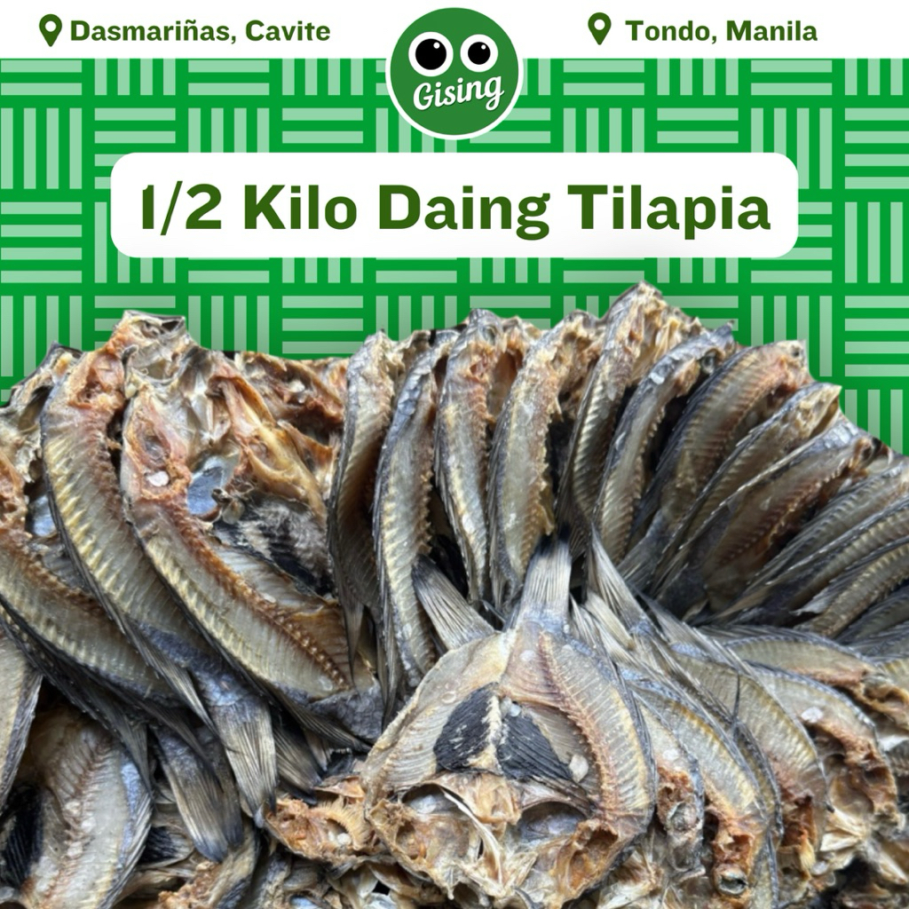 1/2KG Premium Tilapia Daing Cebu - Traditional Dried Tilapia Fish ( in ...