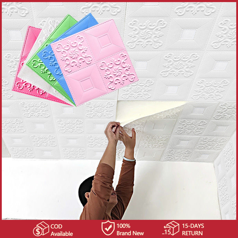 70×70cm Ceiling Bedroom Roof Wall Papers Roof Decoration 3D Wallpaper ...