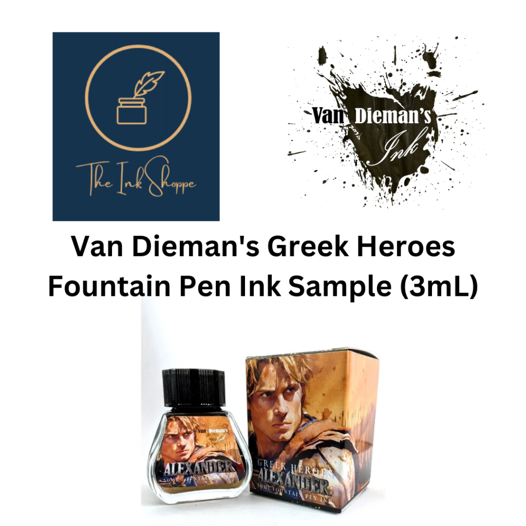 Van Dieman's Greek Heroes Fountain Pen Ink Sample (3mL) | Shopee Singapore