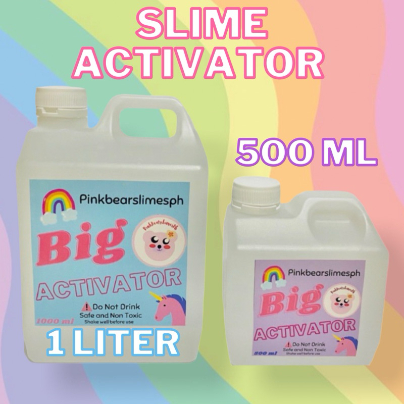 BIG SLIME ACTIVATOR (BORAX) ll 1 LITER AND 500ML | Shopee Singapore