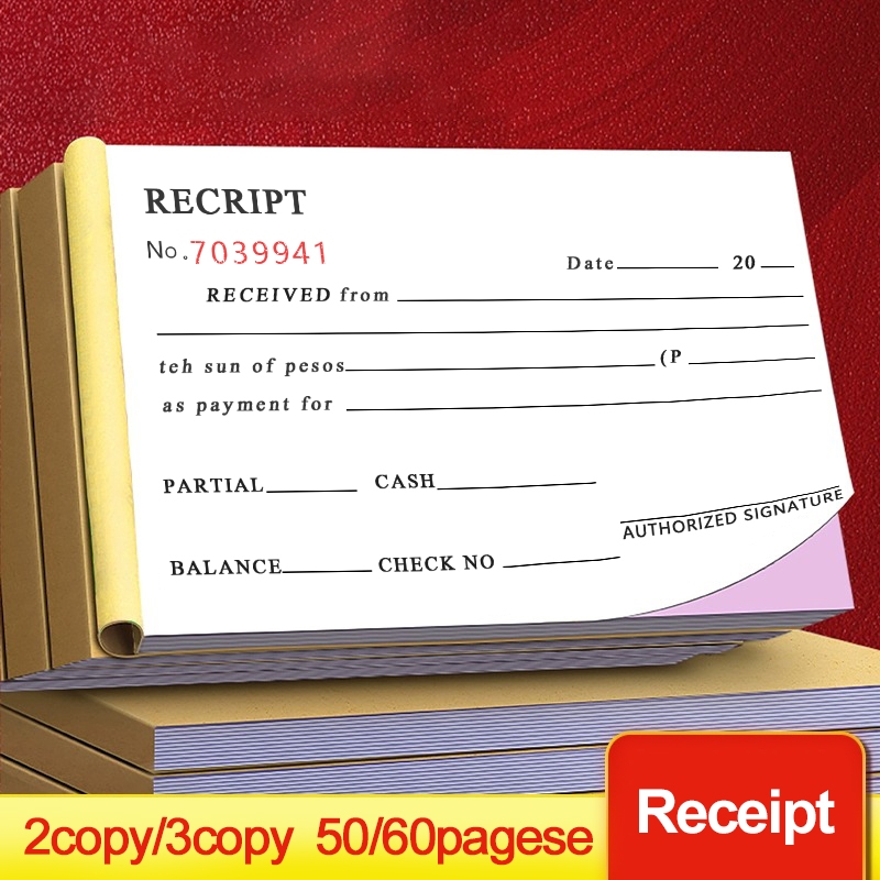 Carbonized Copy Paper Repro duction Delivery Receipt Paper Delivery ...