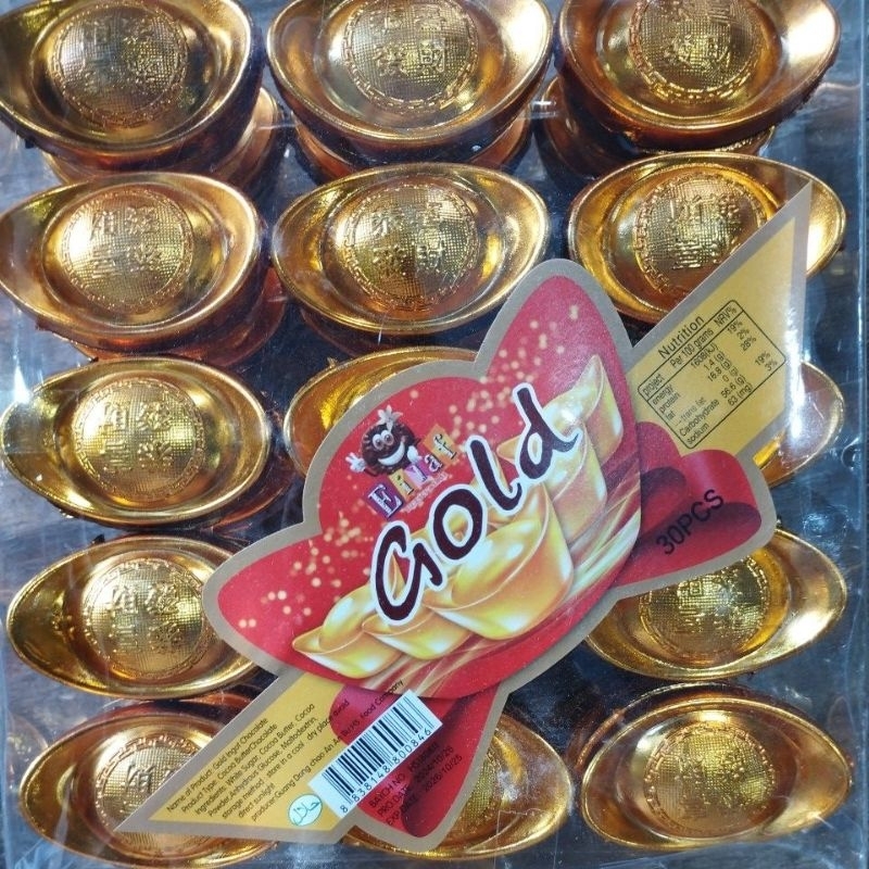 Eilaf Gold Ingot Chocolate (30pcs) | Shopee Singapore