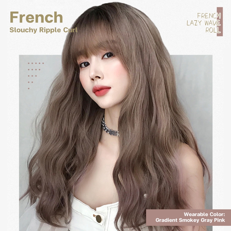 8-Female Long Synthetic wigs for Women Fashion Realistic whole top full ...