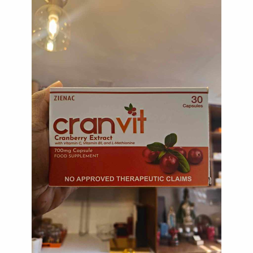 CRANVIT Cranberry Extract with Vitamin C, Vitamin B1, and L-Methionine ...