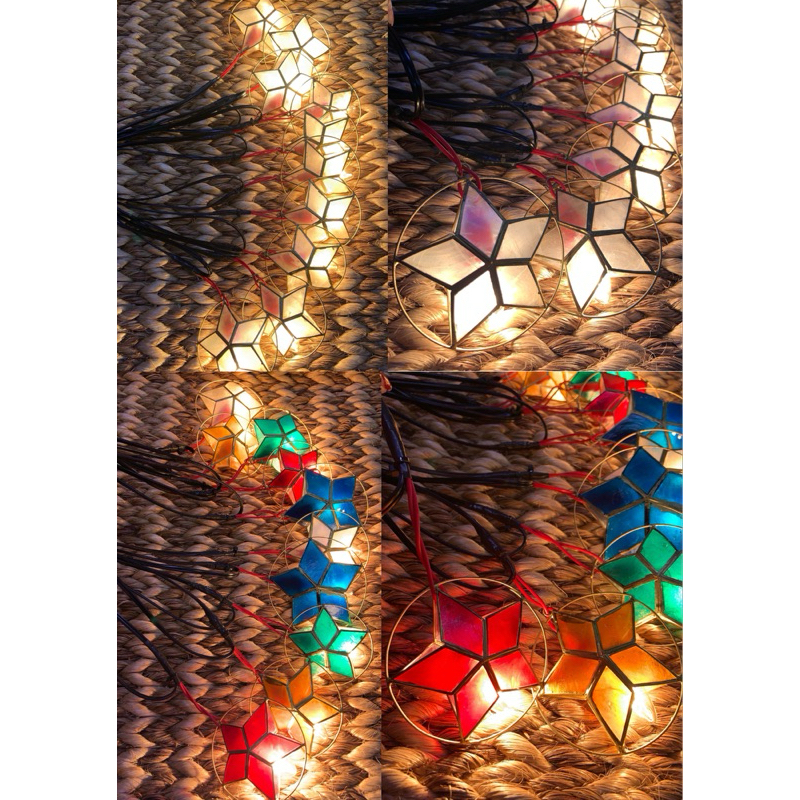 capiz star lantern lights ,capiz star lantern light with complete ...