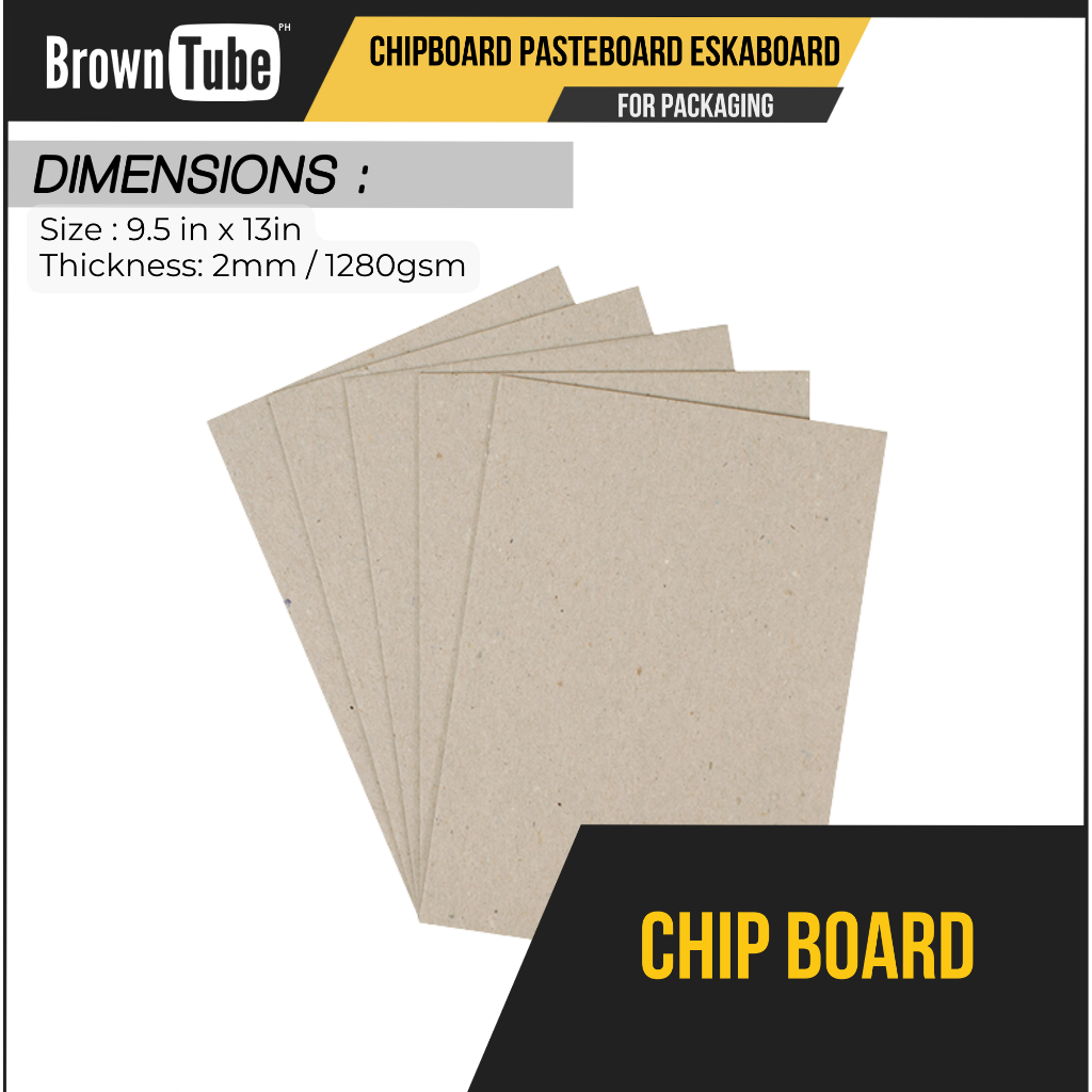 Chipboard Pasteboard Eskaboard Eska Chip Paste Board Paper 1280gsm 2mm ...