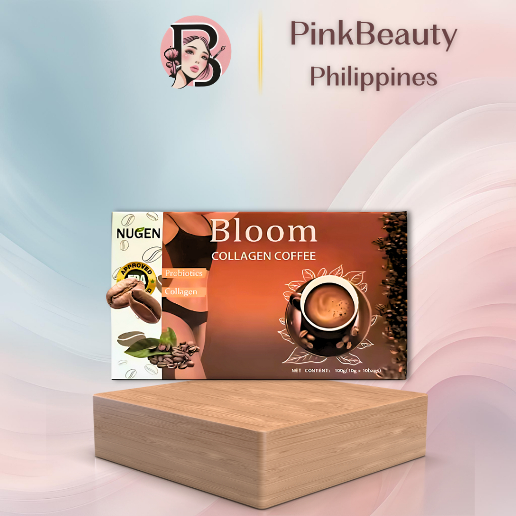 NUGEN Bloom Collagen Coffee with 100% Robusta Beans (10 Sachets, 100g ...