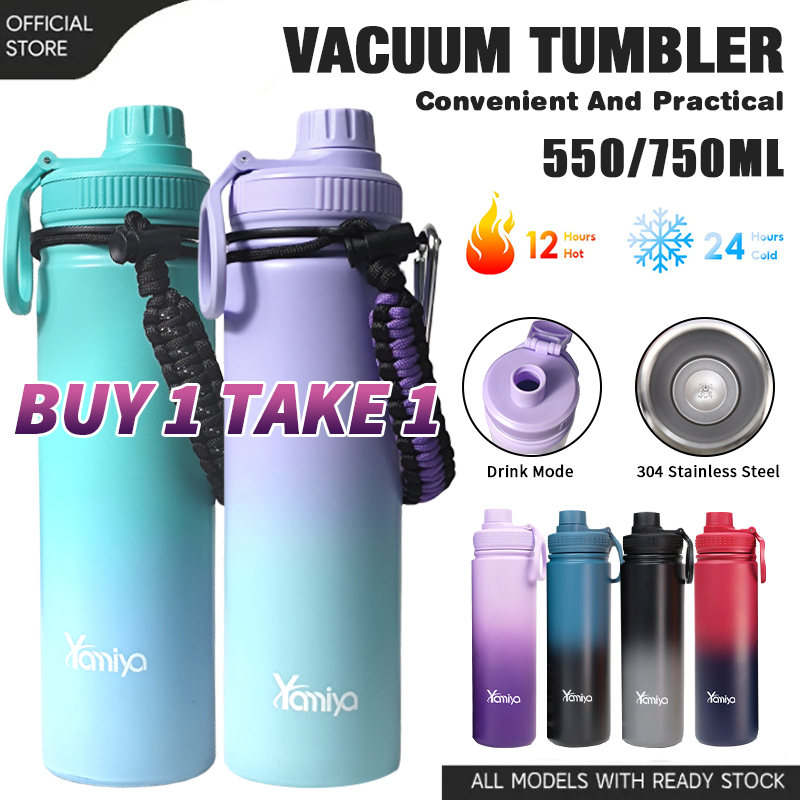 FAFA Tumbler Hot and Cold 304 Stainless Sports Water Bottle Vacuum Flask 600ML/800ML/1000ML ...
