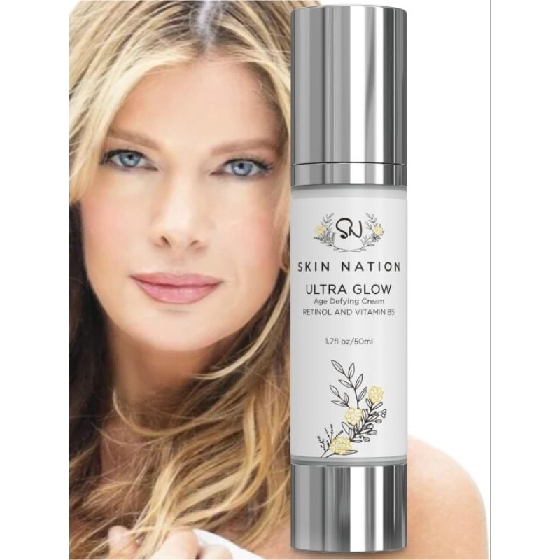 SKIN NATION ULTRA GLOW Retinol Cream with Potent Plant-Based Retinal ...