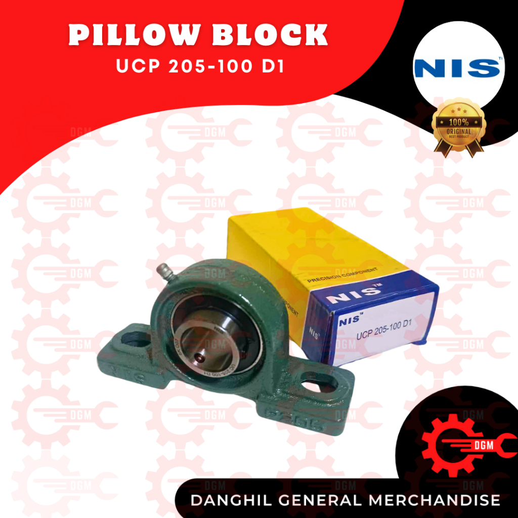 NIS Bearing Unit for Shafting Pillow Block UCP 205-16/100 D1 (1 inches) | Shopee Singapore