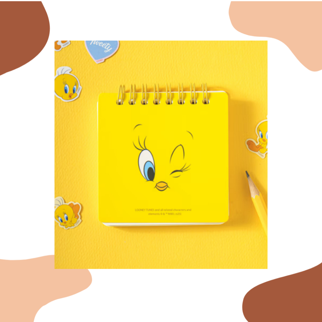 DAISO KOREA - Looney Tunes Mini Notebook (100 Sheets) | Shopee Singapore