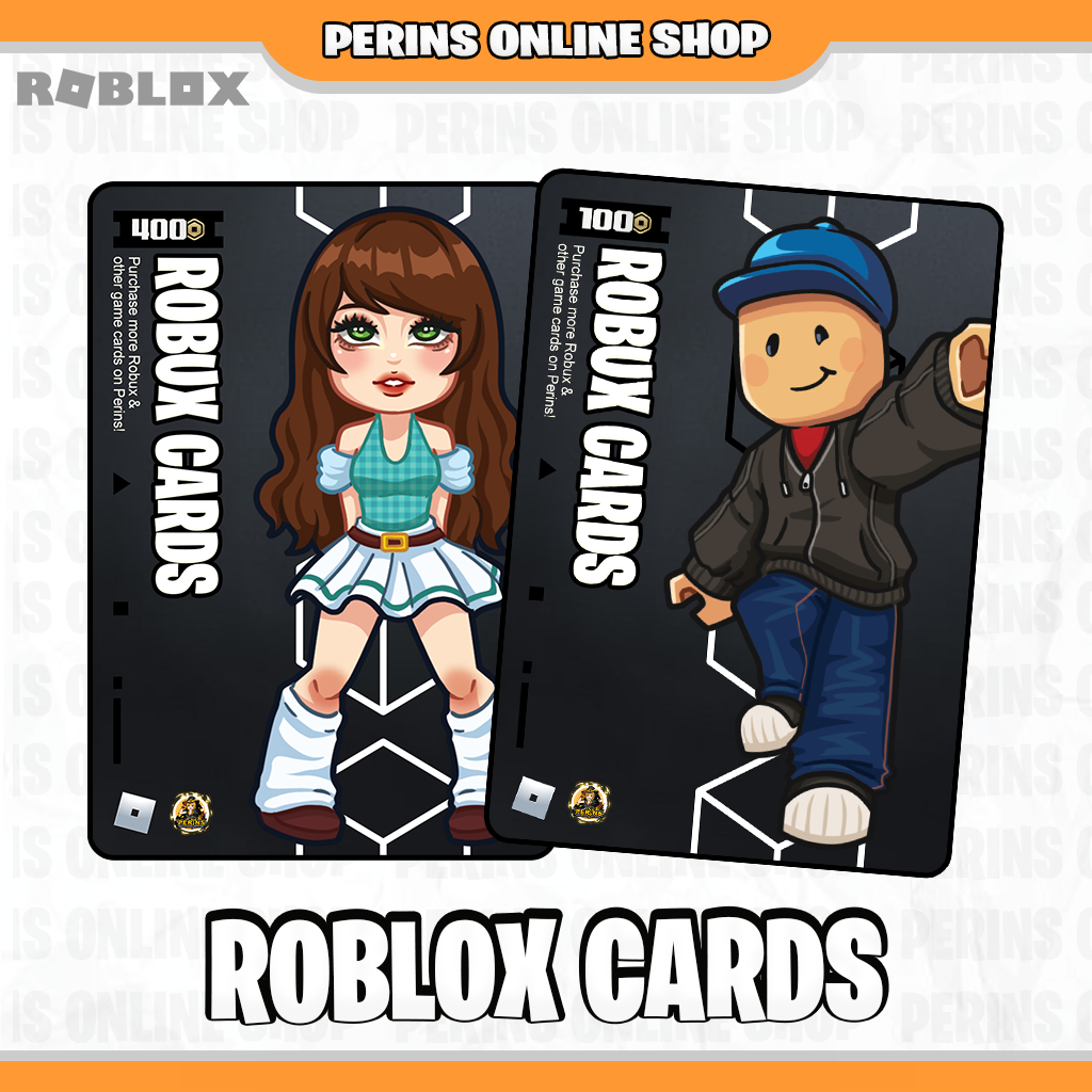 Robux Cards V2 with Free Stickers! (Cash on Delivery) | Shopee Singapore