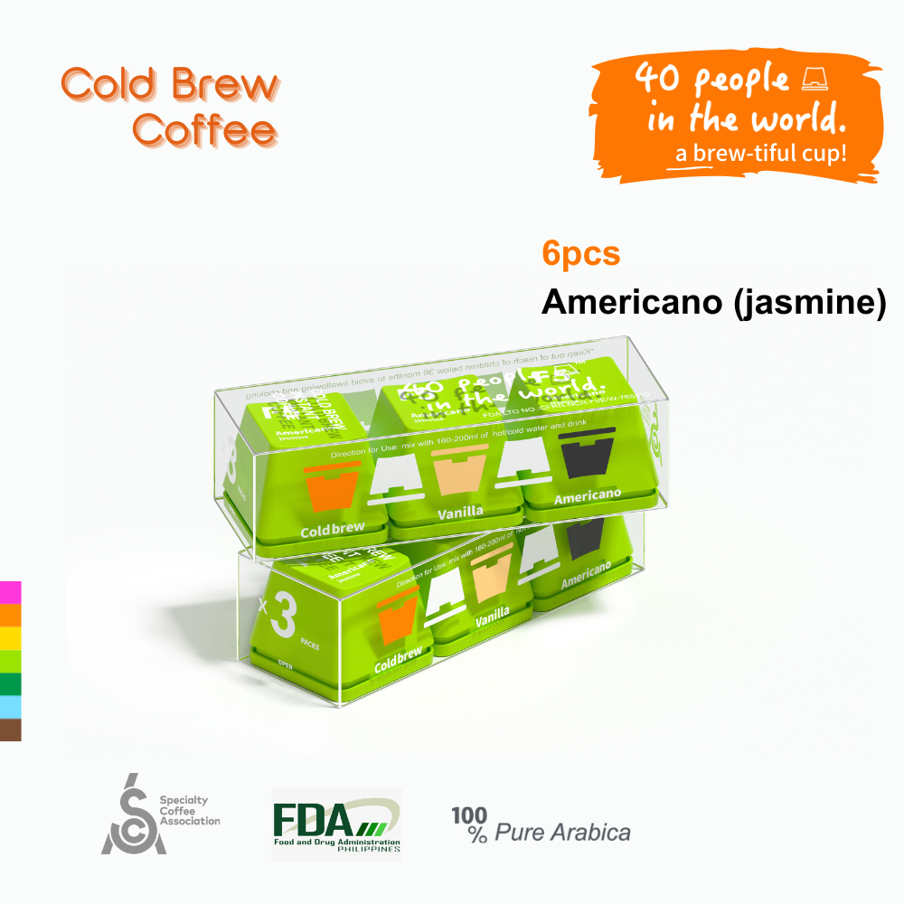 "40 People in the World"instant coffee, F5 cold brew coffee Americano ...