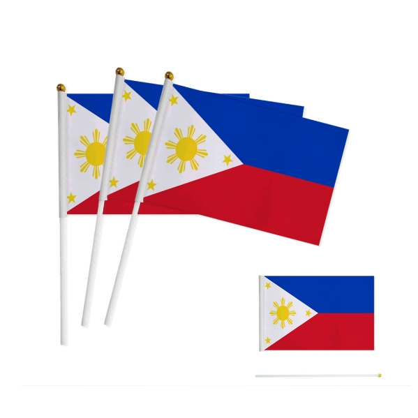 12pcs Small Philippine National Flag Bandila Watawat ng Pilipinas Ph ...