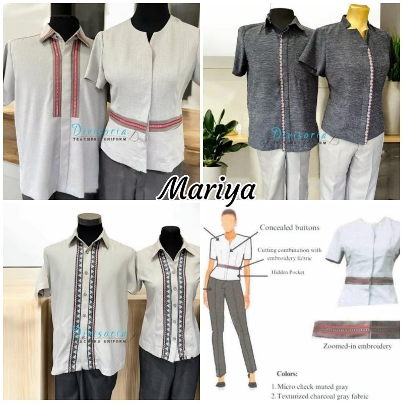 DepEd 2025-2026 (Female)Teacher Uniforms For Classroom (TELA FABRIC ...