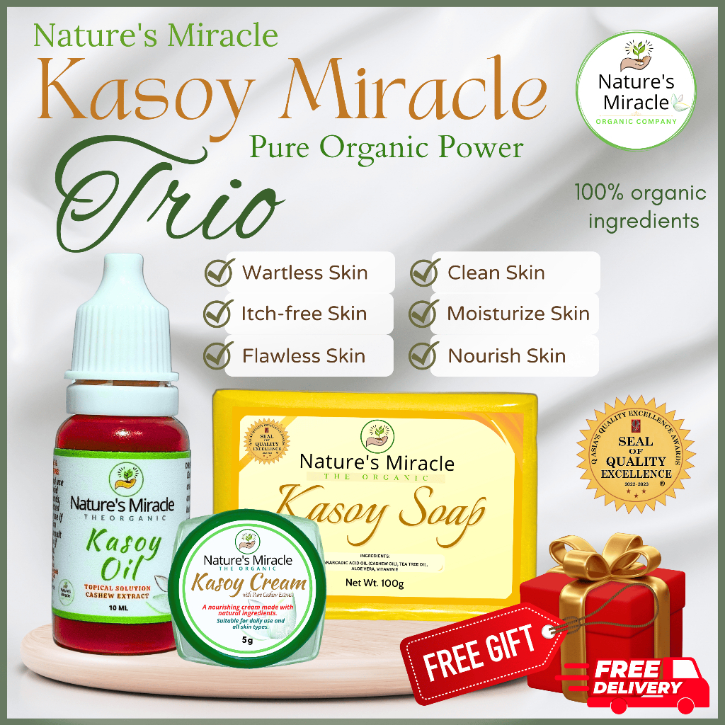 Kasoy Set Kasoy Oil Kasoy Cream Kasoy Soap Herbal Oil Organic ...