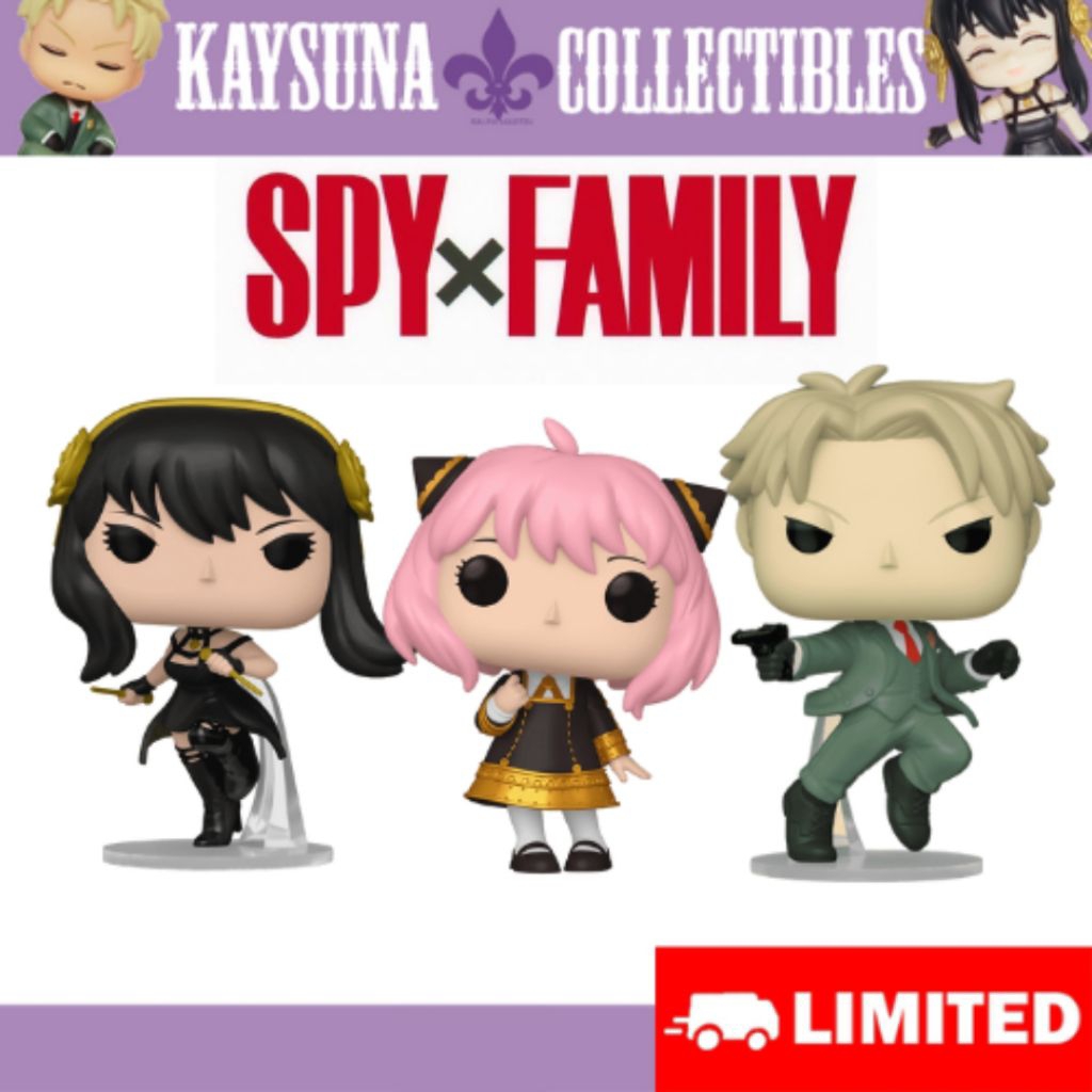 SPY X FAMILY Authentic Funko Pop (Anya Forger, Loid Forger, Yor Forger ...