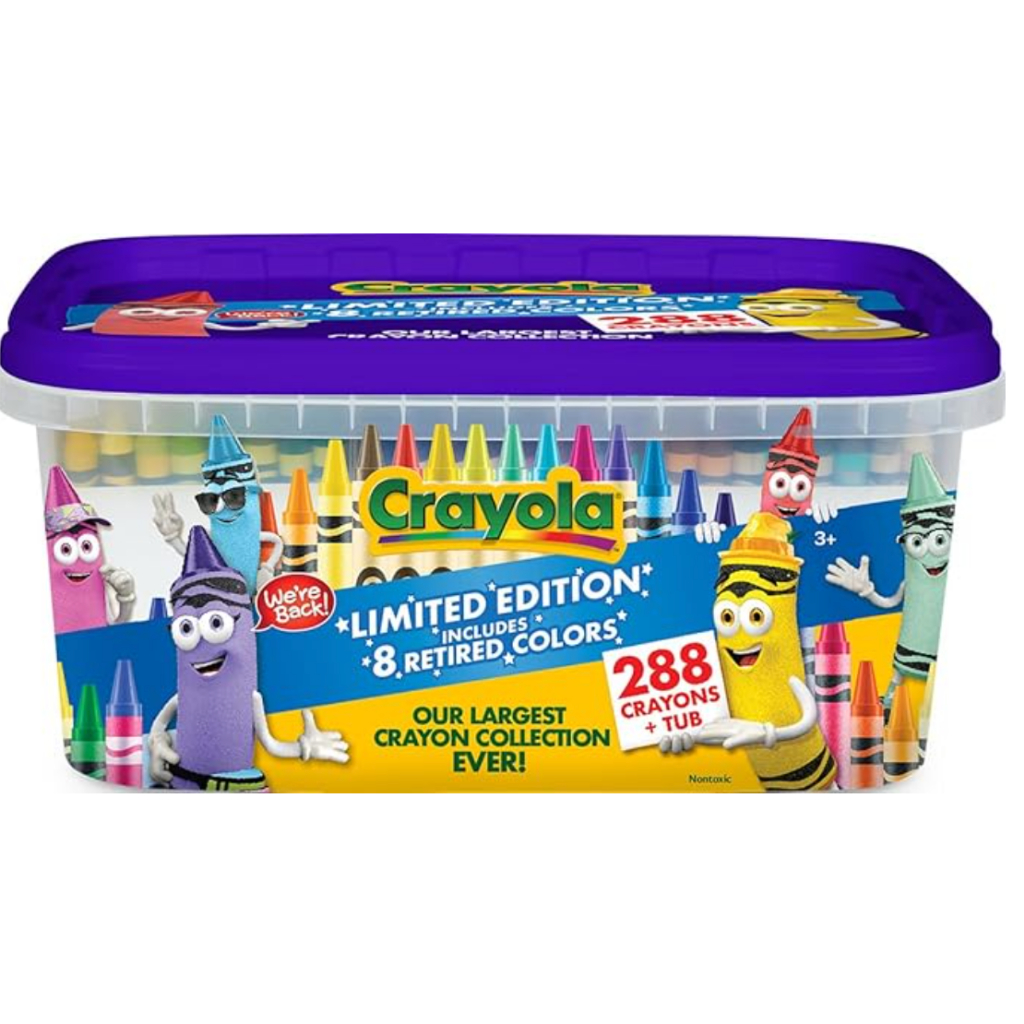 Crayola Crayon Tub (240ct/288ct), Bulk Crayon Set, Kids Coloring & Art ...
