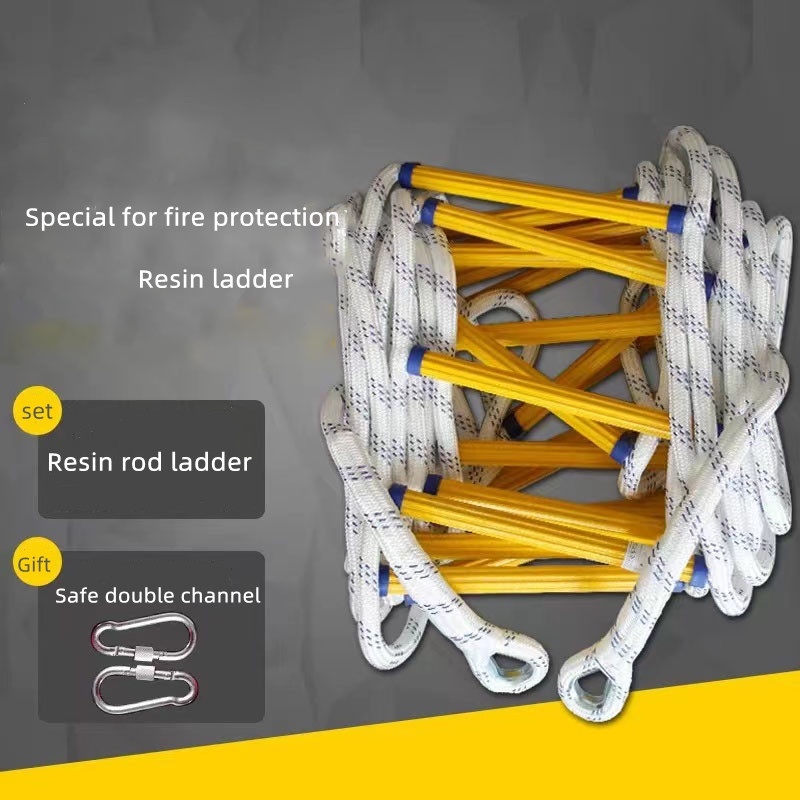 PH 3M/5M/10M Resin Rope Ladder Fire Escape Rope Ladder | Shopee Singapore