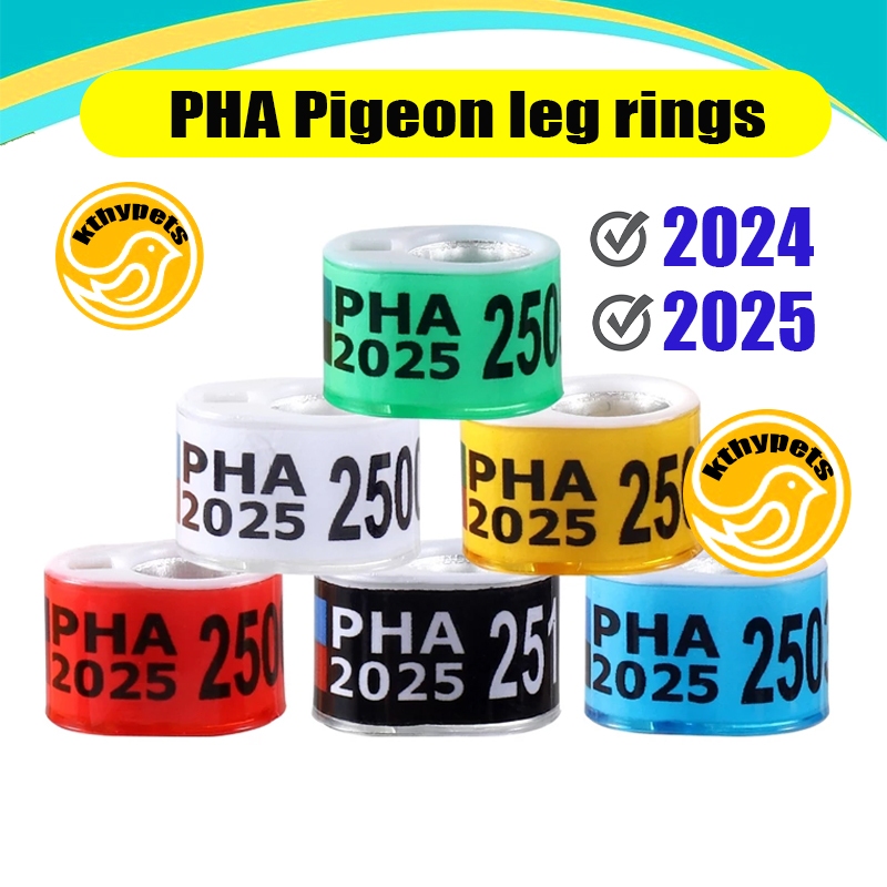 Pigeon rings PHA PHIL Oval Pigeon Ring 2024 Oblong Bird Foot Ring 2025 ...