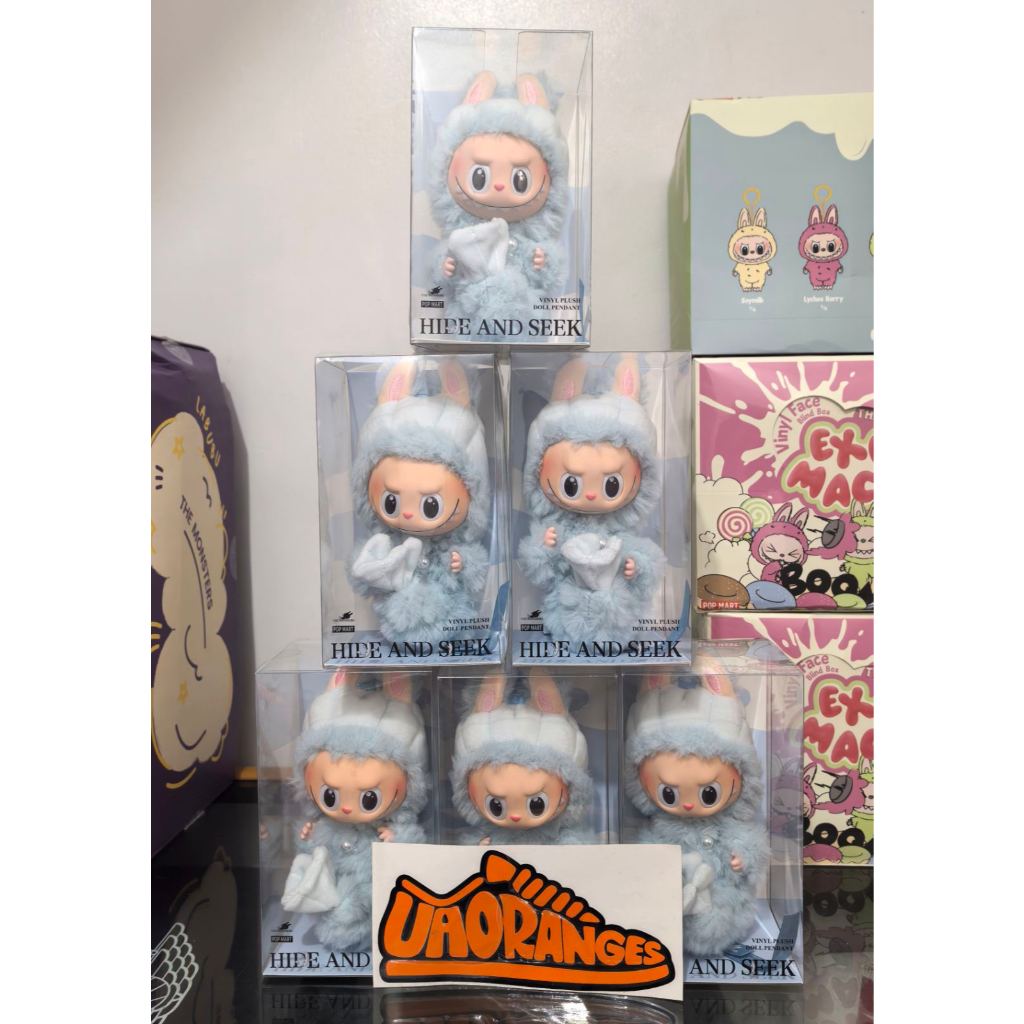 Labubu x Merlion Vinyl Face Plush Keychain Bag Charm | Shopee Singapore