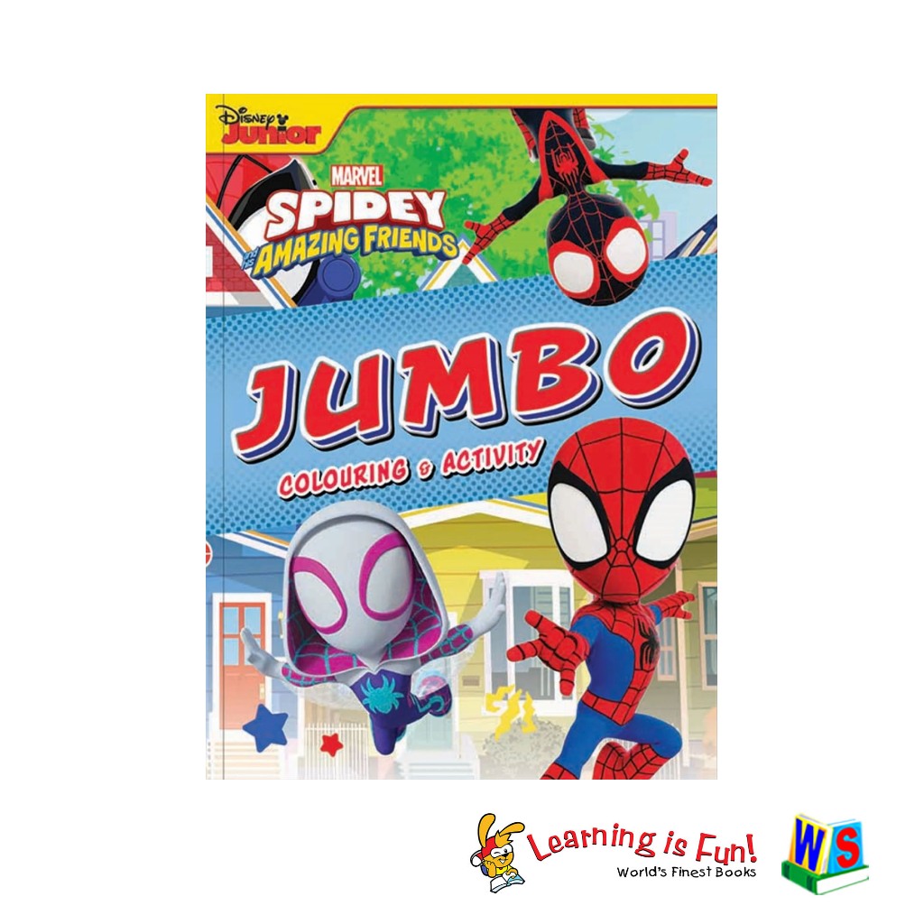 MARVEL SPIDEY AND HIS AMAZING FRIENDS JUMBO COLORING AND ACTIVITY BOOK ...