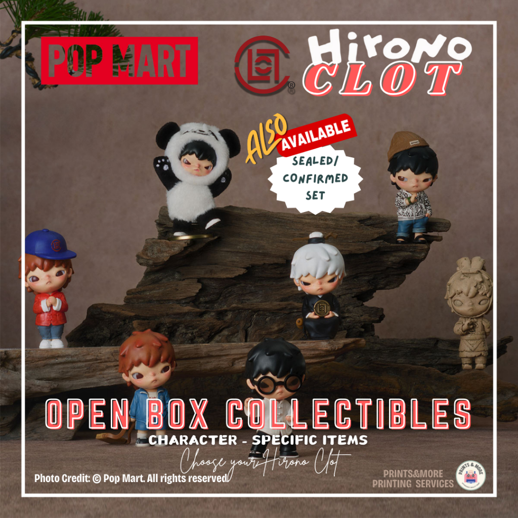 POP MART | Hirono x "Clot" Series | Open Box Collectibles - Character ...