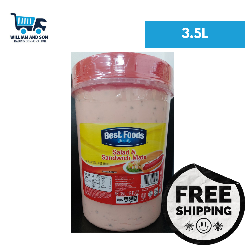 Best Foods Salad and Sandwich Mate 3.5L (OCT 2025 EXP) | Shopee Singapore