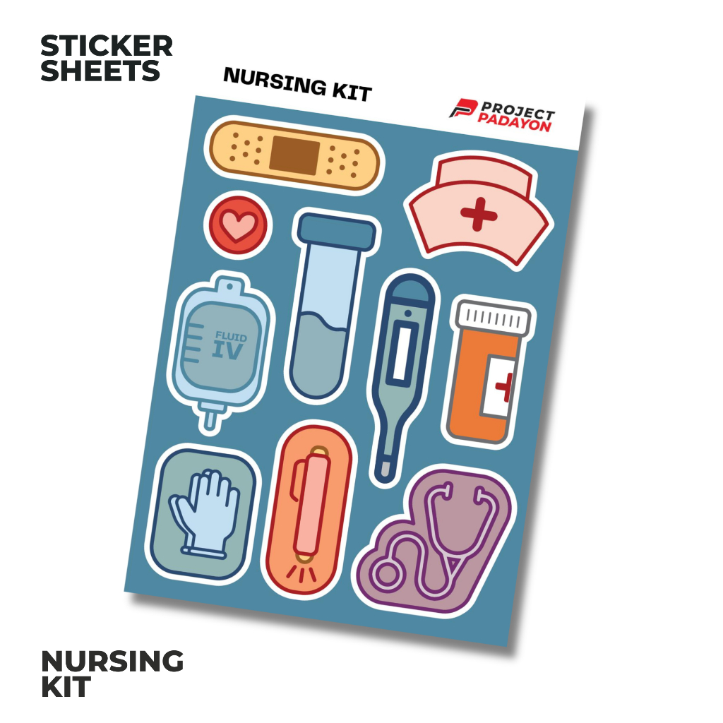 "Nursing Kit" theme stickers by Project Padayon | Shopee Singapore